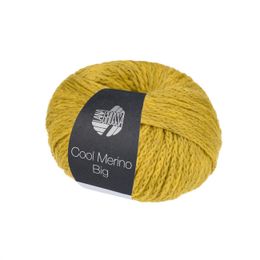 Cool Merino Big von Lana Grossa, Senfgelb, aus Schurwolle