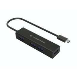 CONCEPTRONIC HUBBIES07B USB-C-zu-4-Port-USB-3.0-Hub