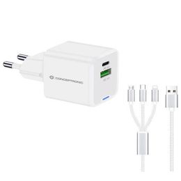 CONCEPTRONIC ALTHEA16W 2-Port 33W GaN USB PD Charger