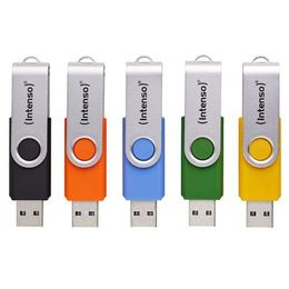 Intenso Office Line 16GB USB Stick 3.2 Multipack x5 bunt