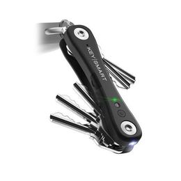 KeySmart iPro Works With Apple Find My Black