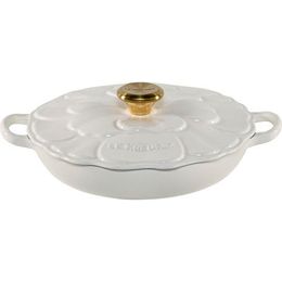Le Creuset Gourmet-Profitopf Blume 26 cm white