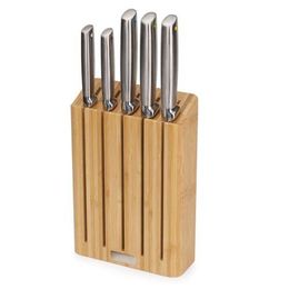 Joseph Joseph Elevate Steel 5-tlg. Messer-Set mit Bambus