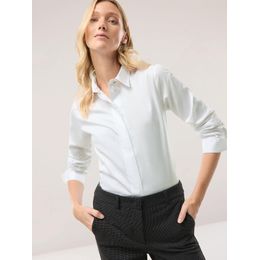 Walbusch Baumwollbluse mit langer Manschette