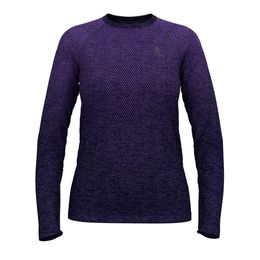 Odlo Essential Seamless T-Shirt Crew Neck L/S Bekleidung Damen lila