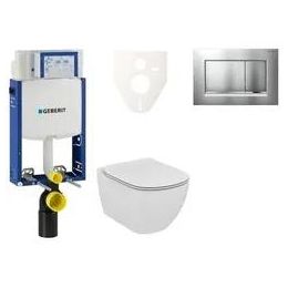 Ideal Standard Tesi H&auml;nge-WC Set zum Einmauern 110.302.00.5NF7