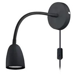 Solight LED Wandlampe Schwarz WO54-B