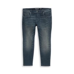 Tom Tailor Herren Plus Size - TTPLUS REGULAR Jeans, blau, Uni, Gr. 40/32