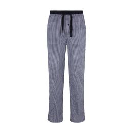 Tom Tailor Herren Pyjama-Hose aus Baumwolle mit Karomuster, blau, Kariert, Gr. 54/XL