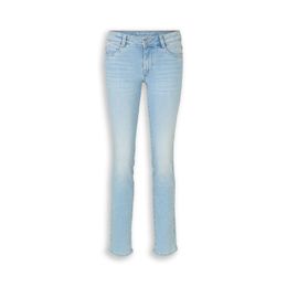 Tom Tailor Damen TTLIVA STRAIGHT Jeans, blau, Uni, Gr. 28/32