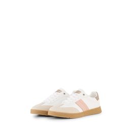 Tom Tailor Damen Sneaker mit Colour-Blocking, beige, Uni, Gr. 42
