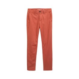 Tom Tailor Herren Regular Fit Chino Hose, rot, Uni, Gr. 32/32