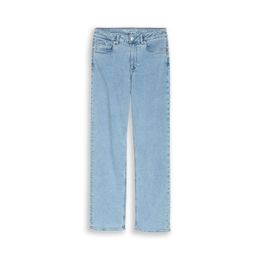 Tom Tailor Denim Damen TTELLA STRAIGHT Jeans, blau, Uni, Gr. 28/32