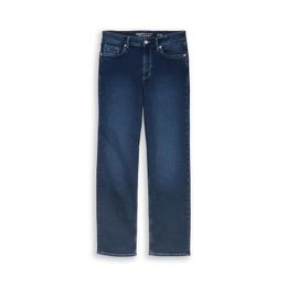 Tom Tailor Denim Damen TTELLA STRAIGHT Jeans, blau, Uni, Gr. 28/32