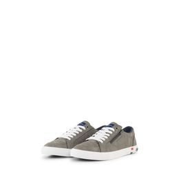 Tom Tailor Herren Sneaker mit Rei&szlig;verschluss-Detail, grau, Uni, Gr. 42