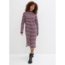 bonprix Sweatkleid, rot, Gr.52/54 (XXL), komfortables Sweatkleid, 60% Baumwolle