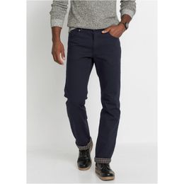 bonprix Thermo Classic-Fit Jeans mit kuscheligem Flanellfutter Straight, schwarz, Gr.50, Thermo-Jeans f&uuml;r Herren mit weichem Flanellfutter, aus 100% Baumwolle