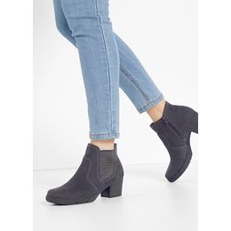 Jana Stiefelette in bequemer Weite bei bonprix, grau