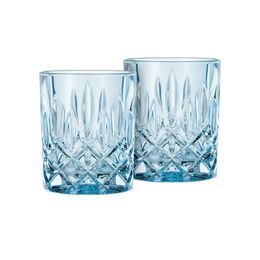 Nachtmann Whiskygl&auml;ser 2er Set Noblesse &brvbar; blau &brvbar; Glas &brvbar; Ma&szlig;e (cm): H: 10,2 &Oslash;: 8.2 &raquo; H&ouml;ffner