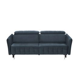 Smart Schlafsofa mit verstellbaren Kopfst&uuml;tzen Momoka blau Ma&szlig;e (cm): B: 226 H: 90 T: 104.0 &raquo; H&ouml;ffner