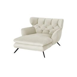 Jette Home Longseat-Sessel Samt Caldara &brvbar; creme &brvbar; Ma&szlig;e (cm): B: 126 H: 94 T: 160.0 &raquo; H&ouml;ffner