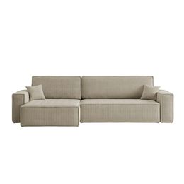H&ouml;ffner Ecksofa mit Schlaffunktion Carl &brvbar; beige &brvbar; Ma&szlig;e (cm): B: 272 H: 82 &raquo; H&ouml;ffner