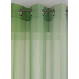 bonprix Gardinen aus leichtem Voile auch in extralang (2er Pack), gr&uuml;n