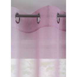 bonprix Gardinen aus leichtem Voile auch in extralang (2er Pack), lila