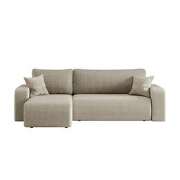 H&ouml;ffner Ecksofa mit Schlaffunktion Pianio &brvbar; beige &brvbar; Ma&szlig;e (cm): B: 244 H: 82 &raquo; H&ouml;ffner