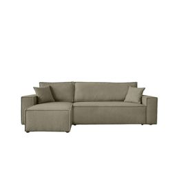 H&ouml;ffner Ecksofa mit Schlaffunktion Carl &brvbar; braun &brvbar; Ma&szlig;e (cm): B: 244 H: 82 &raquo; H&ouml;ffner