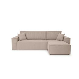 H&ouml;ffner Ecksofa mit Schlaffunktion Carl &brvbar; beige &brvbar; Ma&szlig;e (cm): B: 244 H: 82 &raquo; H&ouml;ffner