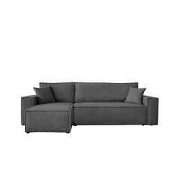 H&ouml;ffner Ecksofa mit Schlaffunktion Carl grau Ma&szlig;e (cm): B: 244 H: 82 &raquo; H&ouml;ffner