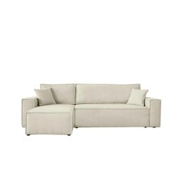 H&ouml;ffner Ecksofa mit Schlaffunktion Carl &brvbar; beige &brvbar; Ma&szlig;e (cm): B: 244 H: 82 &raquo; H&ouml;ffner