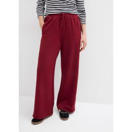 bonprix Palazzo-Hose aus softem Scuba, rot, Viskose