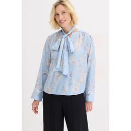 bonprix Tunika aus feinem Satin, blau