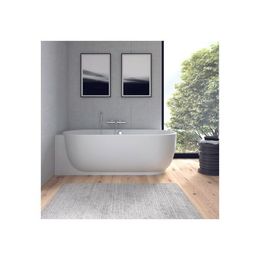 Duravit Luv Badewanne 700431000000000 185 x 95 x 46 cm, links, Verkleidung und Gestell, 2 R&uuml;ckenschr&auml;gen, wei&szlig;