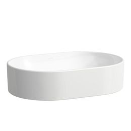 Laufen SAVOY Waschtisch-Schale H8129440001121 38x55cm, oval, ohne &Uuml;berlauf, ohne Hahnloch, wei&szlig;