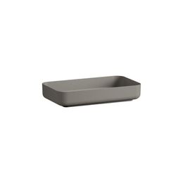 Laufen STREAM Waschtisch-Schale H512SR67071121 599x349x118 mm, ohne Armaturenbank, ohne Hahnloch, ohne &Uuml;berlauf, Farbe: Gravel matt