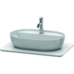 Duravit Luv Waschtisch-Konsole LU946501717 68,8x47,5cm, Wei&szlig; Struktur, aus Quarzstein, mit 1 Ausschnitt
