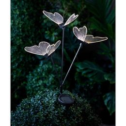 Home2Garden Gartenstecker LED-Schmetterlinge