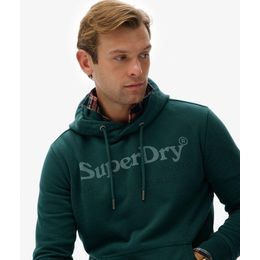 Superdry Herren Baumwolle Logo Druck New York Venue Kapuzenpullover, Dunkelgr&uuml;n - Gr&ouml;&szlig;e: XXL 10406065019138UM005