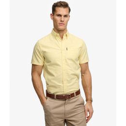 Superdry Herren Essentials Oxford Kurzarmhemd Yellow - Gr&ouml;&szlig;e: M 1041009000244L3Y002