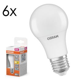 Osram LED E27 6er Set 4,9 Watt 2700 Kelvin 470 Lumen