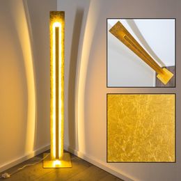 hofstein Petrolia Stehleuchte LED Gold, 1-flammig