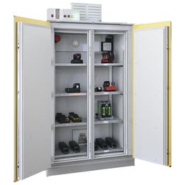 LaCont Akku-Sicherheits-Lagerschrank SiS Li-Ion 90 Safe Pro, mit Brandunterdr&uuml;ckungssystem, HxB 2250 x 1212 mm