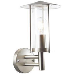BRILLIANT LEUCHTEN Brilliant Giffy Au&szlig;enwandleuchte Silber, 1-flammig