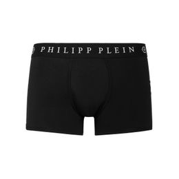 Philipp Plein Herren Boxer "Monogram", Gr. XL0201, schwarz, wei&szlig;, Obermaterial: 48% Baumwolle, 48% Modal, 4% Elasthan; Futter: 100% Polyester,