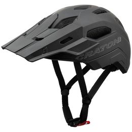 Mountainbikehelm Cratoni "MTB-Fahrradhelm C-MANIAC 2.0 Trail" Gr. 59, schwarz (schwarz matt), Helme, 59/61 Kopfumfang: 59cm - 61cm