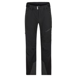Skihose Ziener "TRESA", Damen, Gr. 40, EURO-Gr&ouml;&szlig;en, schwarz, Obermaterial: 1. 100% Polyester (recycelt), 2. 95% Polyamid (recycelt), 5% Elasthan, 3. 83%Polyamid, 13%Polyester, 4%Elasthan;Futter: 1. 55% Polyester, 45% Polyester (recycelt), 2. 61% Polyester, 30% Schurwolle, 9% Polyamid;, Hosen Skihose