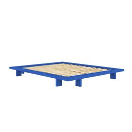 Bettgestell Karup Design, B:188cm H:20cm L:228cmvivid blau, Betten, "Bettgestell JAPAN BED Futonbett aus FSC-zertifiziertem Massivholz", zeitlos,